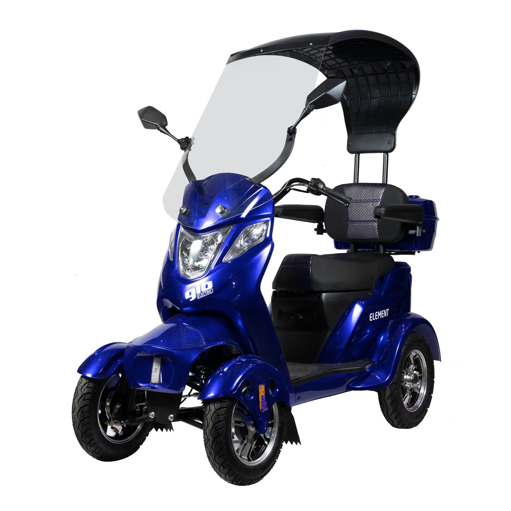 Element | 4-wheeled Mobility Scooter | Windshield and Roof – GIO